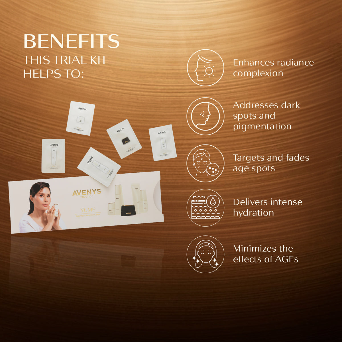 AVENYS Prestige YUME Glow Bright Booster Trial Set – AVENYS MALAYSIA