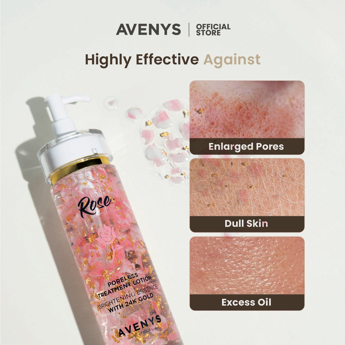 AVENYS ROSE Poreless Treatment Lotion – AVENYS MALAYSIA